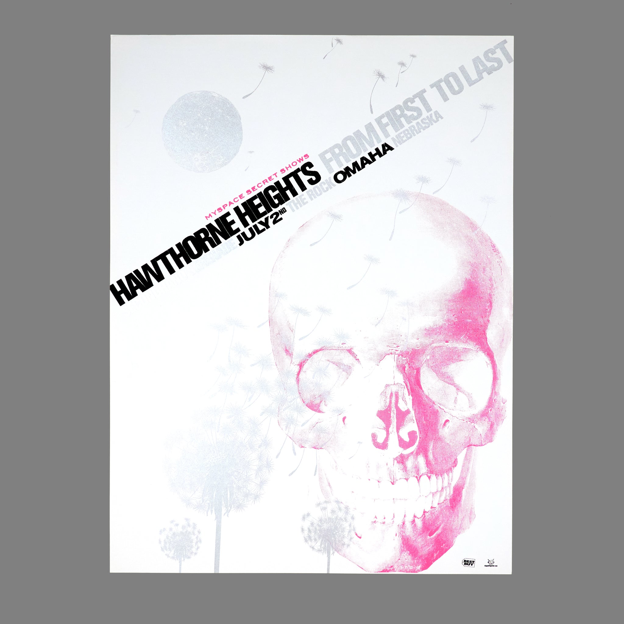 Hawthorne Heights / From First To Last - 2007 MySpace Secret Show 18X2