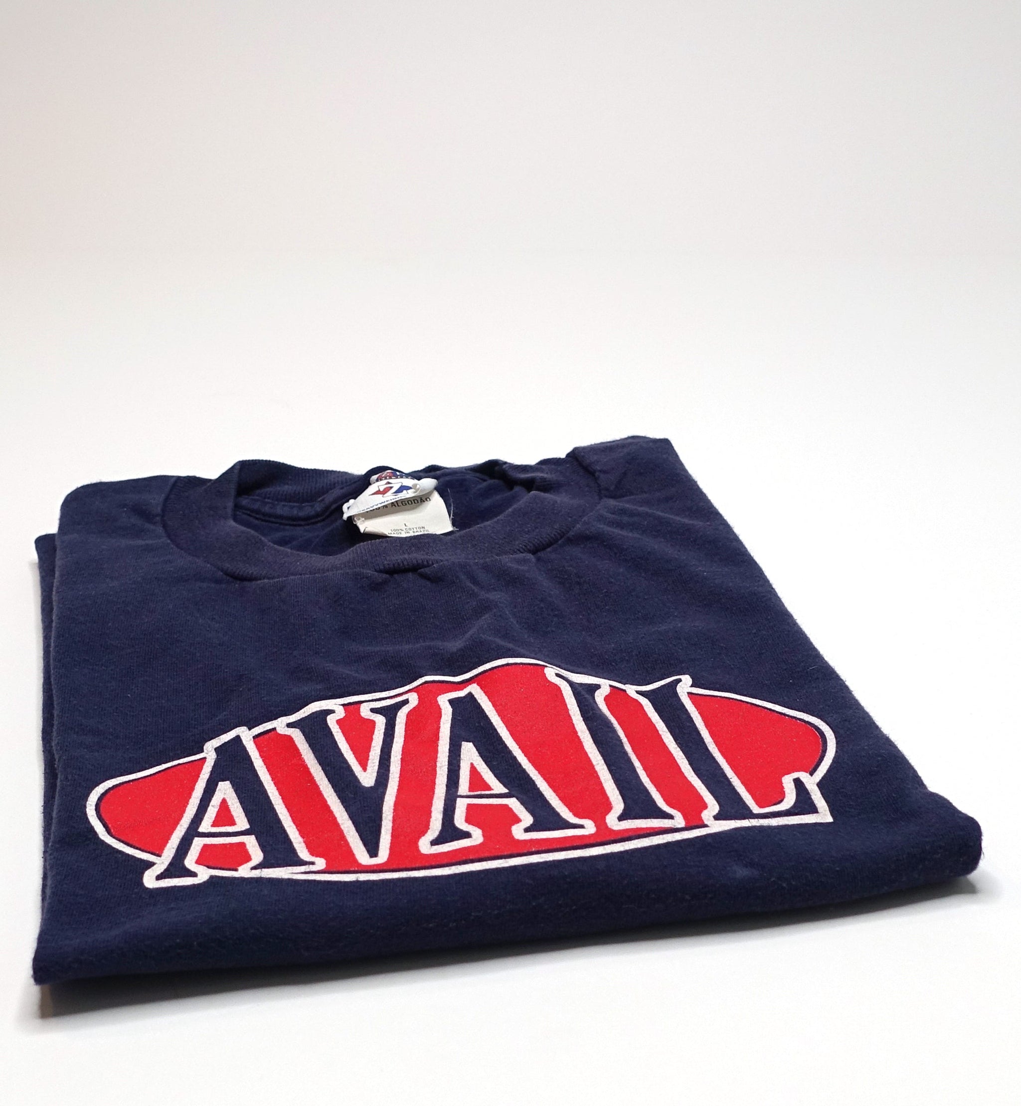 Avail - Oval Logo 90's Tour Shirt Size Large