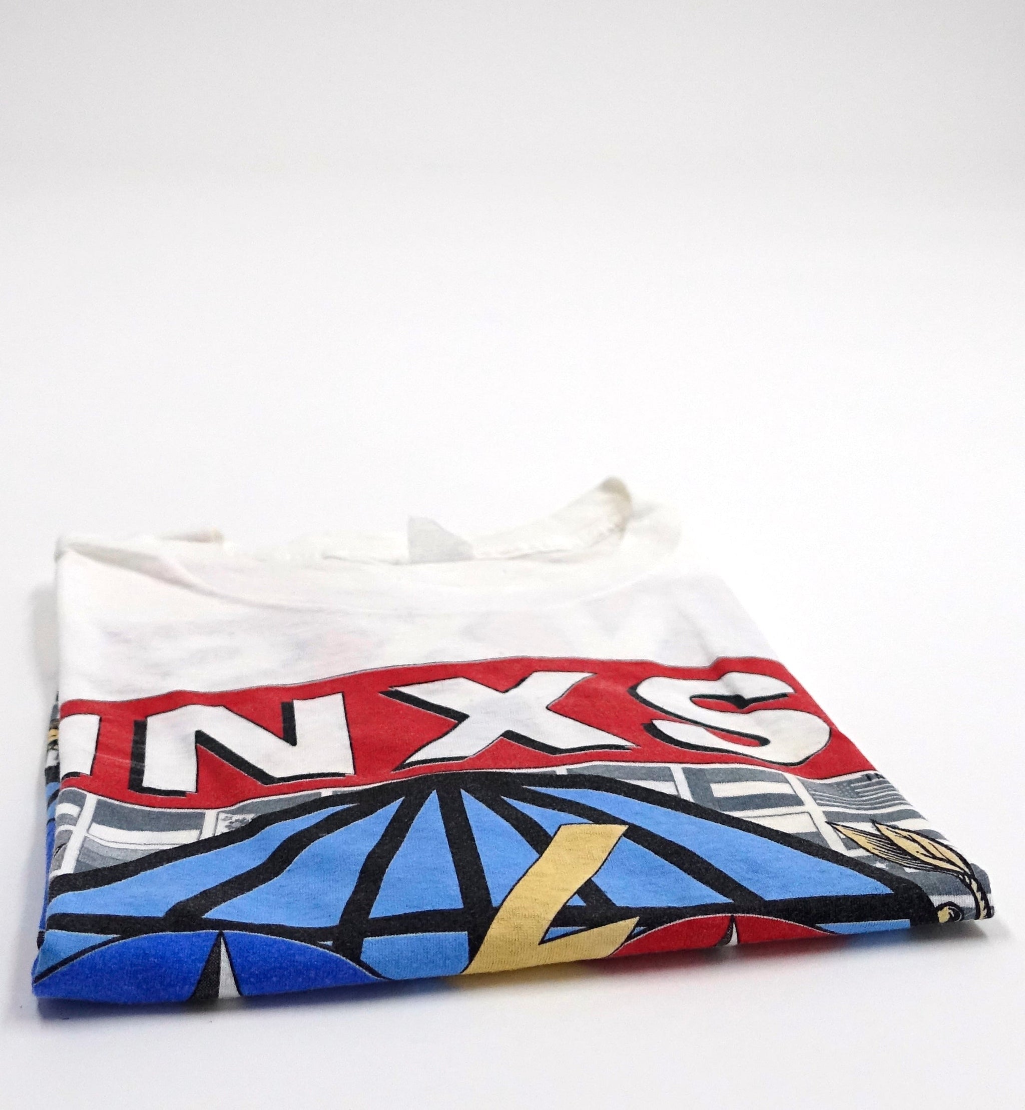 INXS - Calling All Nations Guns in The Sky World 1988 Tour Shirt Size