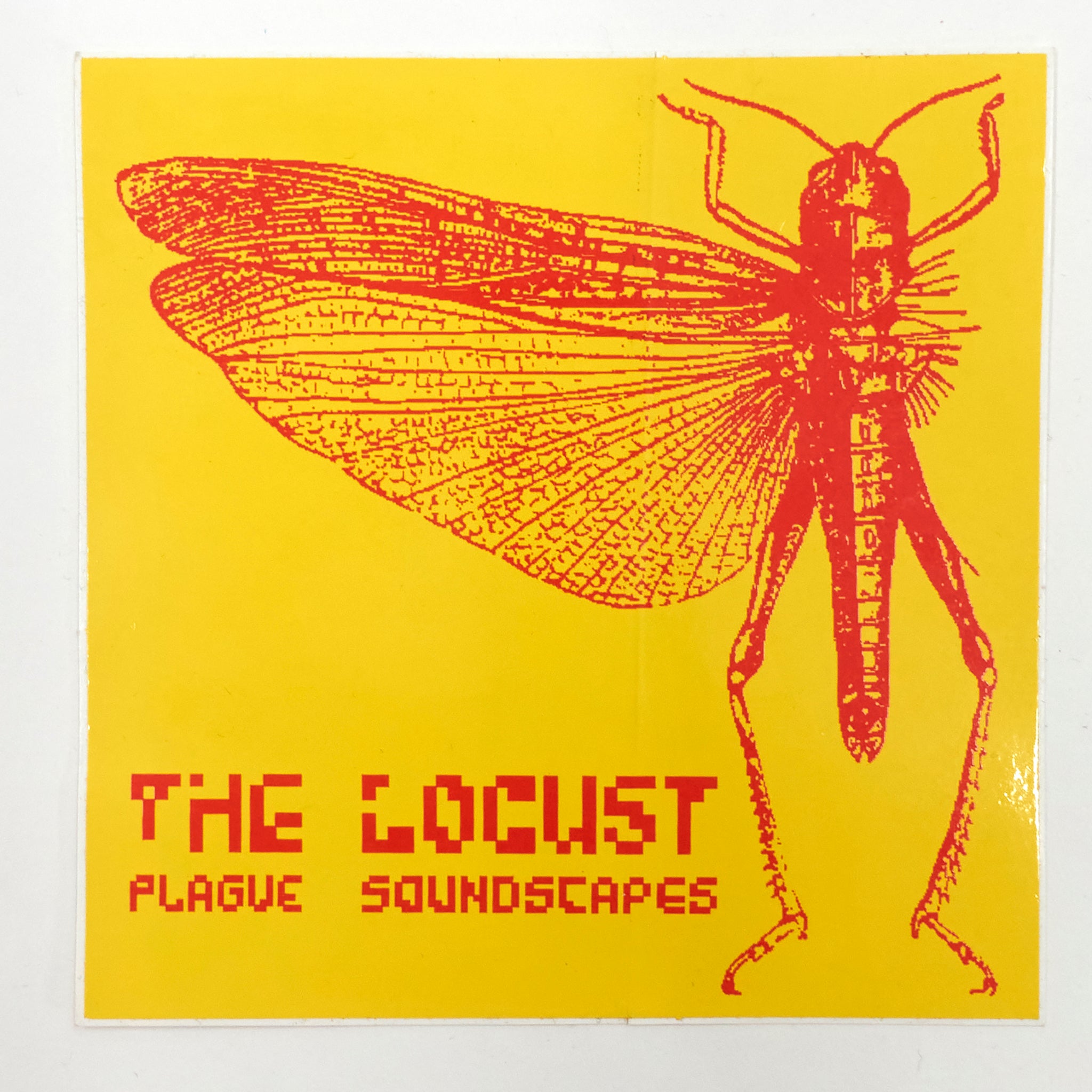 the Locust - Plague Soundscapes 2003 Promo Sticker